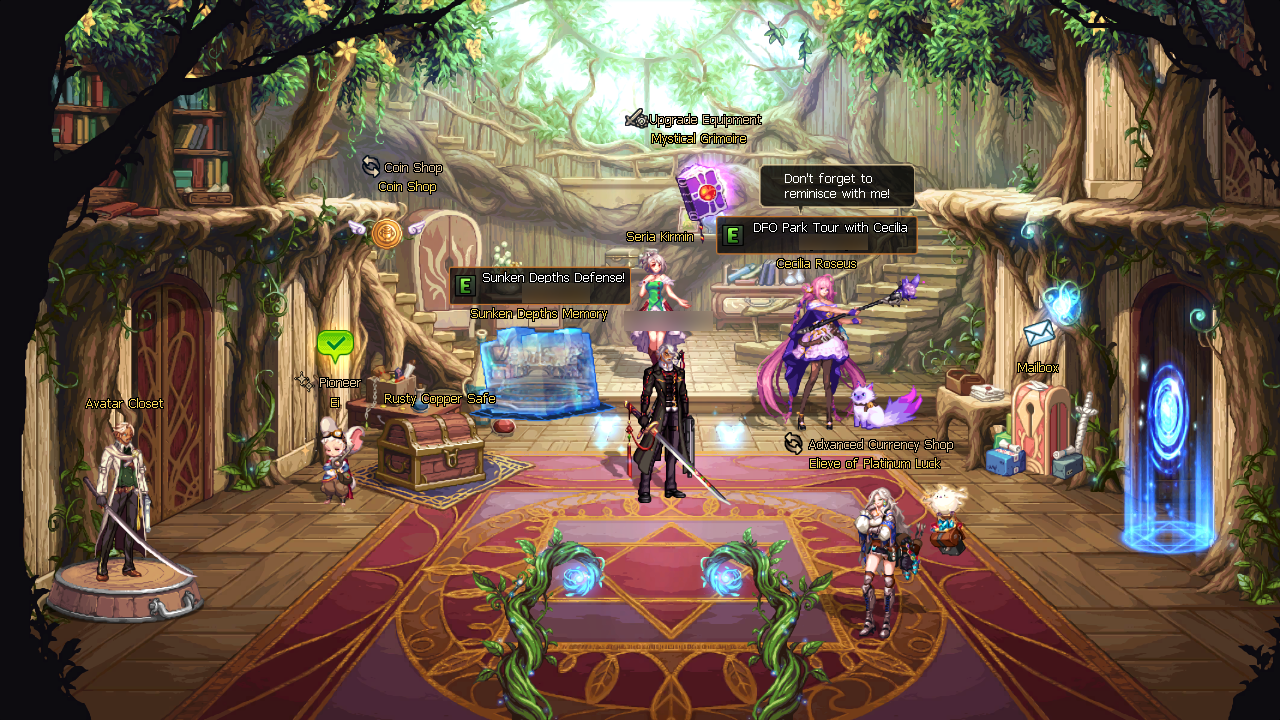 DFO Park Tour with Cecilia | Dungeon Fighter Online